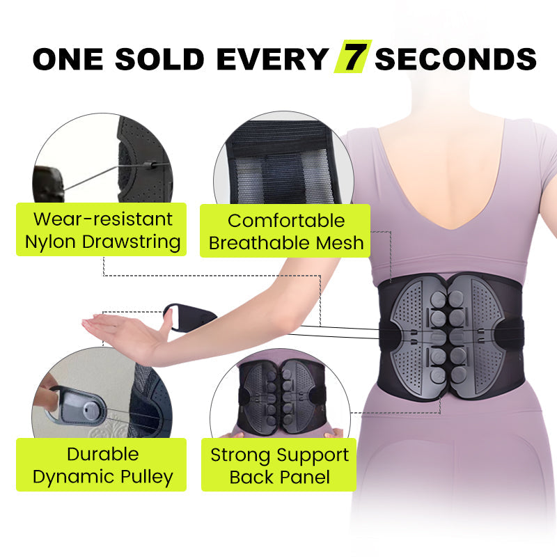 Adjustable Lumbar Support Belt Lower Back Brace – Ggoodthings