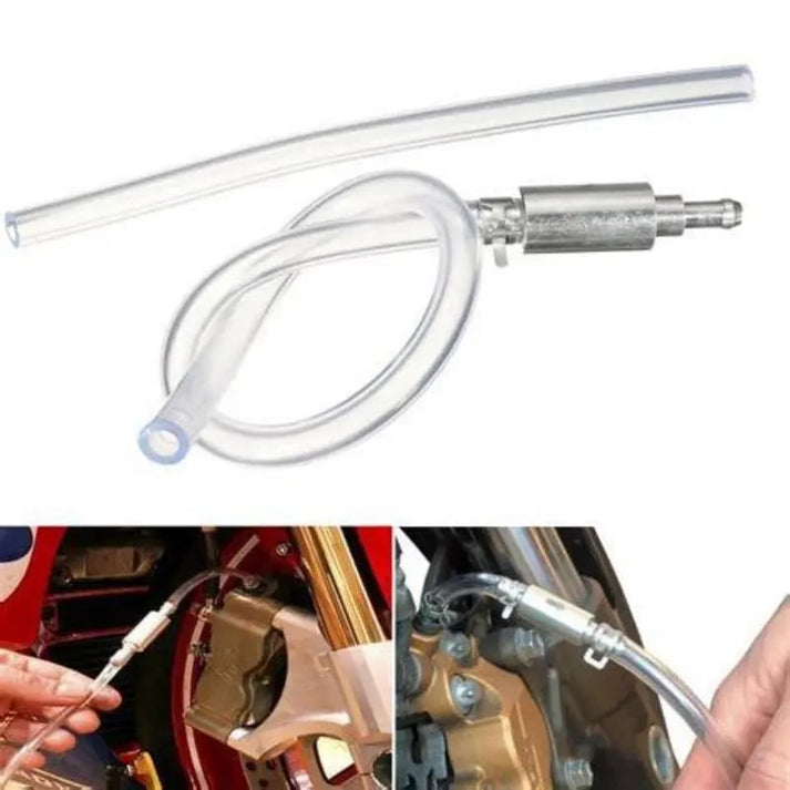 💥Brake Bleeder Hose - One Way Check Valve Tube Bleeding Tool Kit For ...